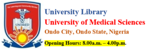 The UNIMED Library – University of Medical Sciences, Ondo City, Ondo ...